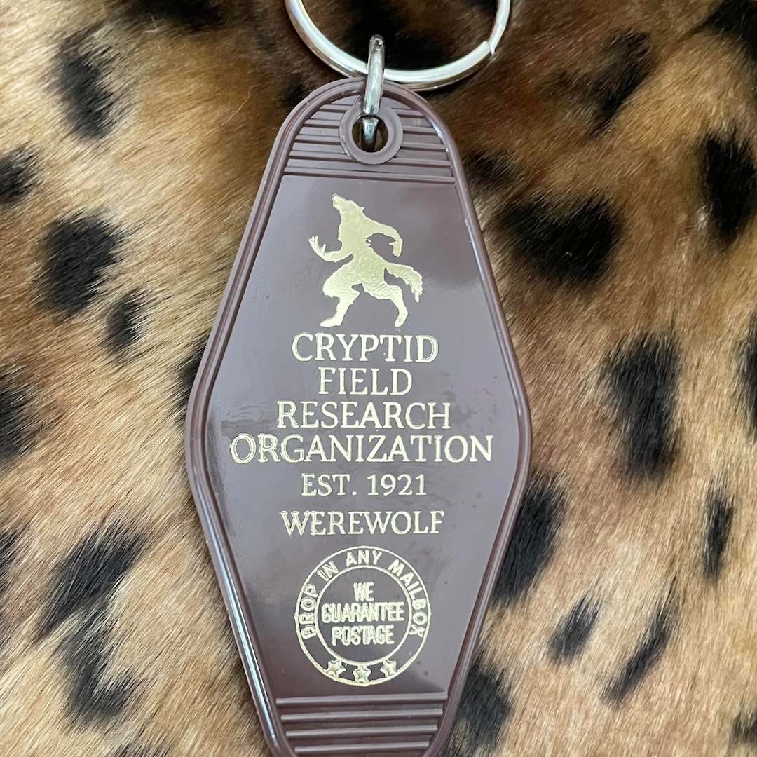 Cryptid Field Research Org. (werewolf) Key Fob - Etsy