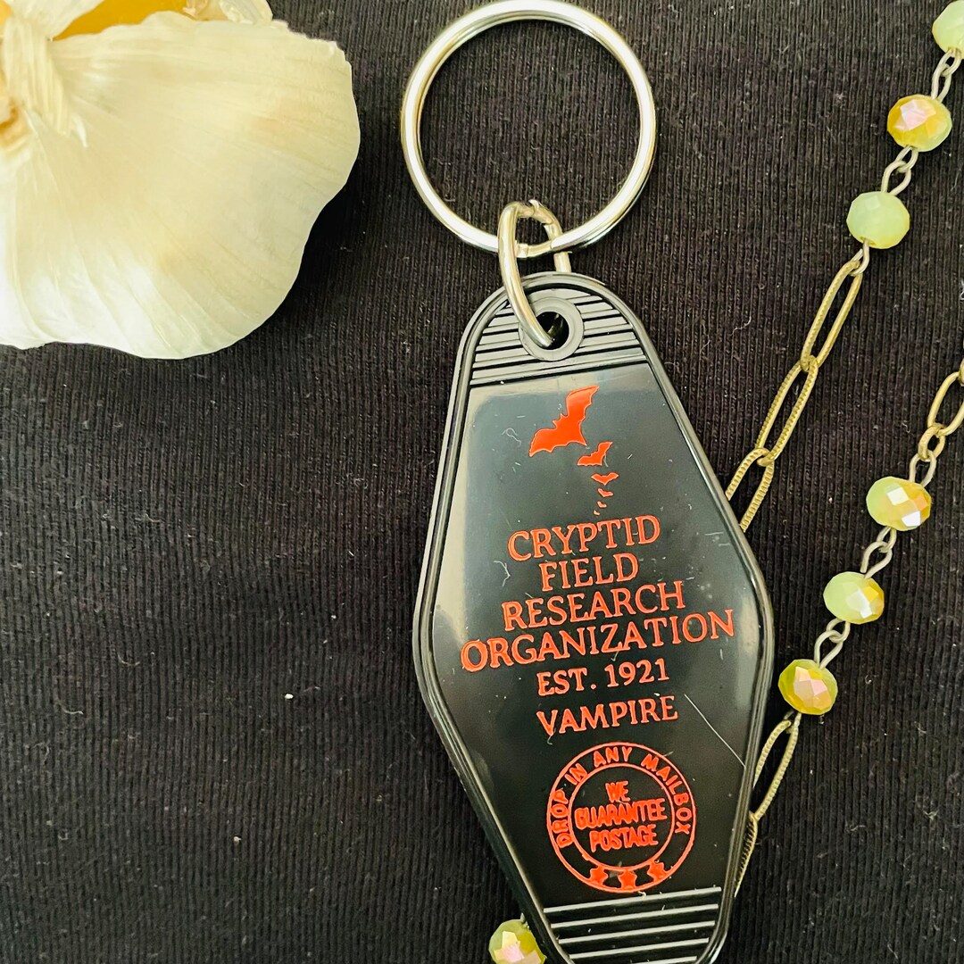 Cryptid Field Research Org. (vampire) Key Fob - Etsy
