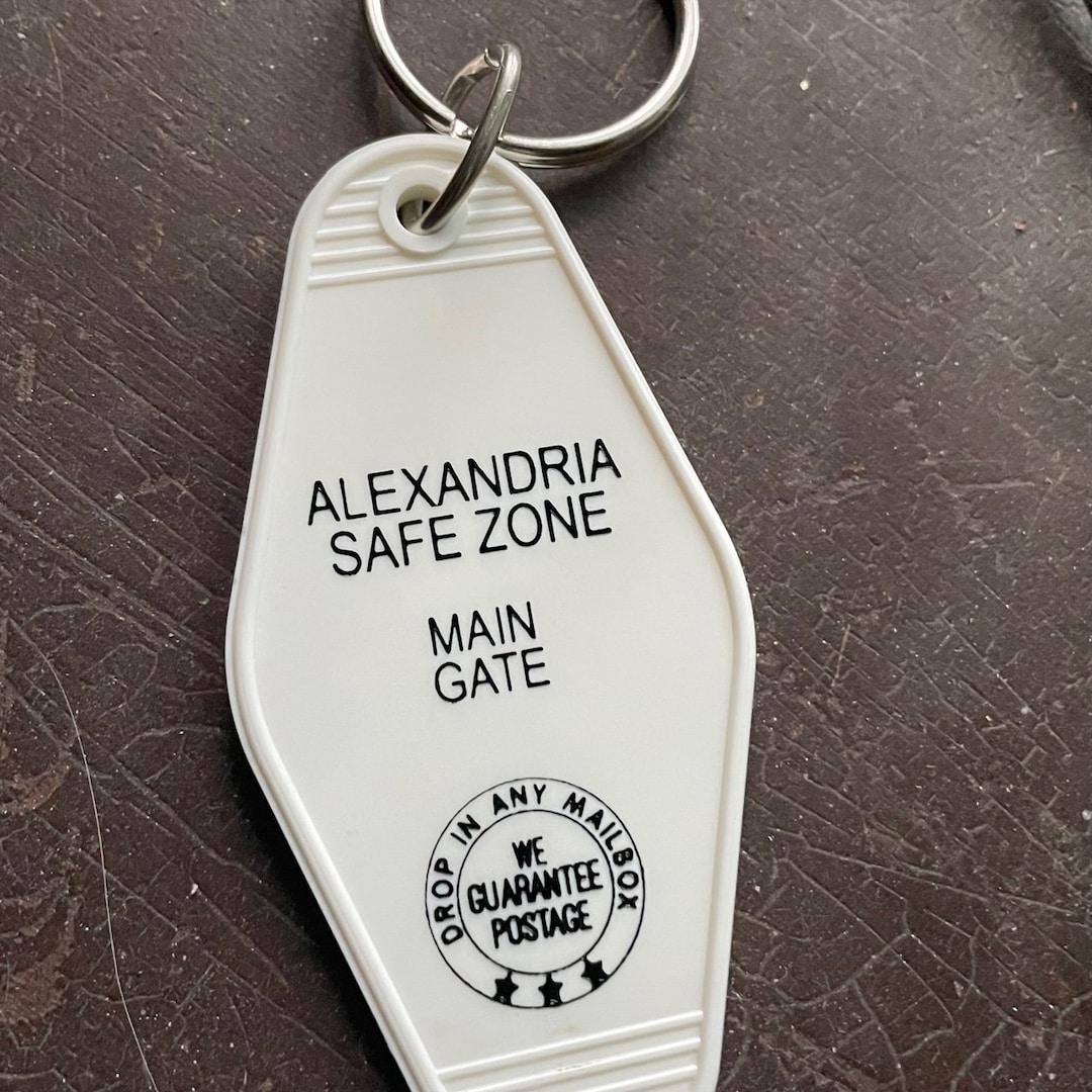 Zombie Safe Zone Fob - Etsy