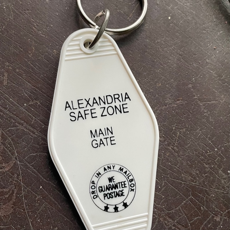 Zombie Safe Zone Fob - Etsy