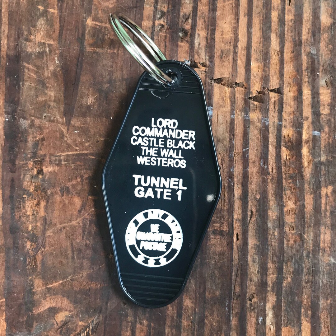 Castle Black Key Fobs - Etsy