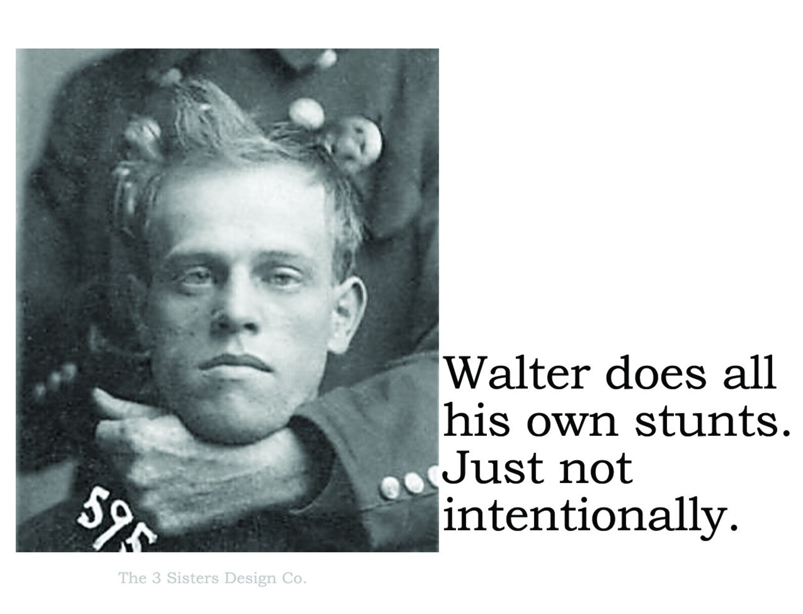 Big House Sticker Walter Does All His Own Stunts. Just Not - Etsy