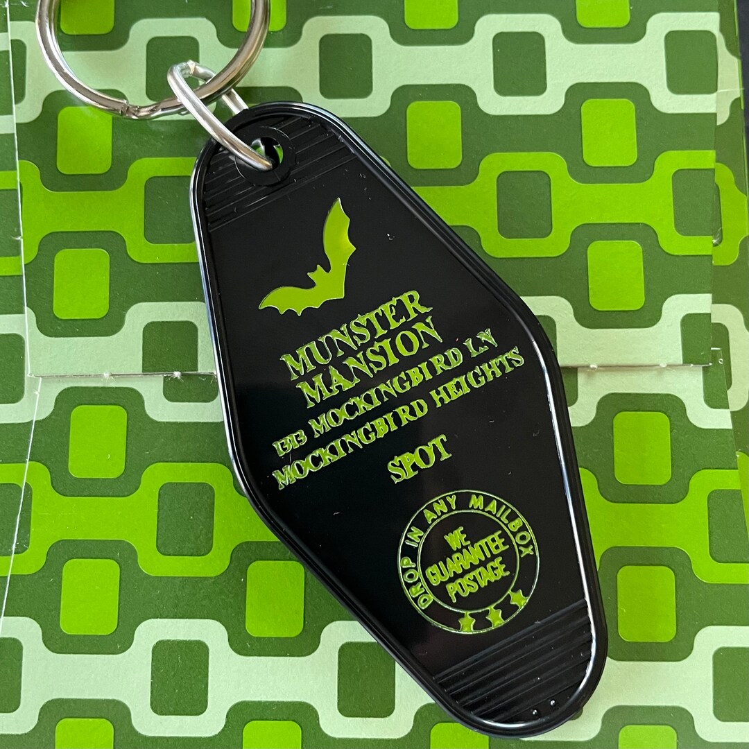 Monster Mansion Key Fob - Etsy