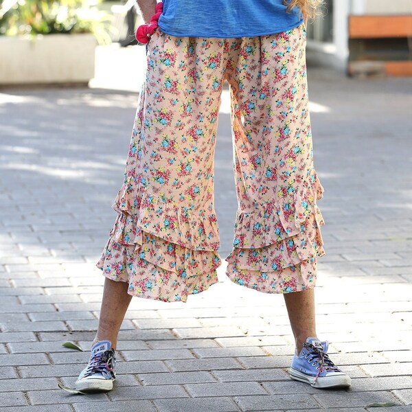 Ruffle Pants - Etsy