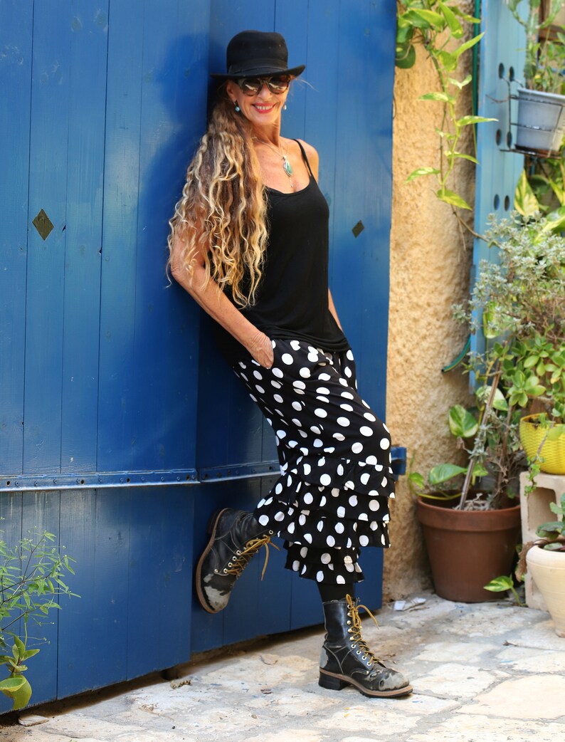 New Black and White Mega Dot Polka Dot Pantaloonie Bloomer - Etsy