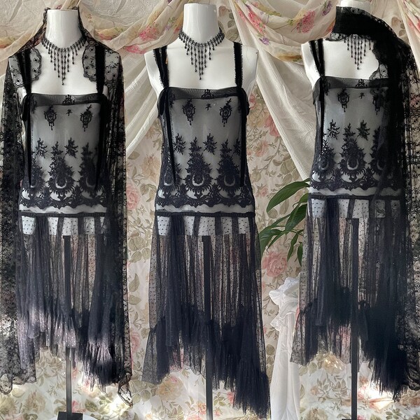 Lace Flapper Dress - Etsy