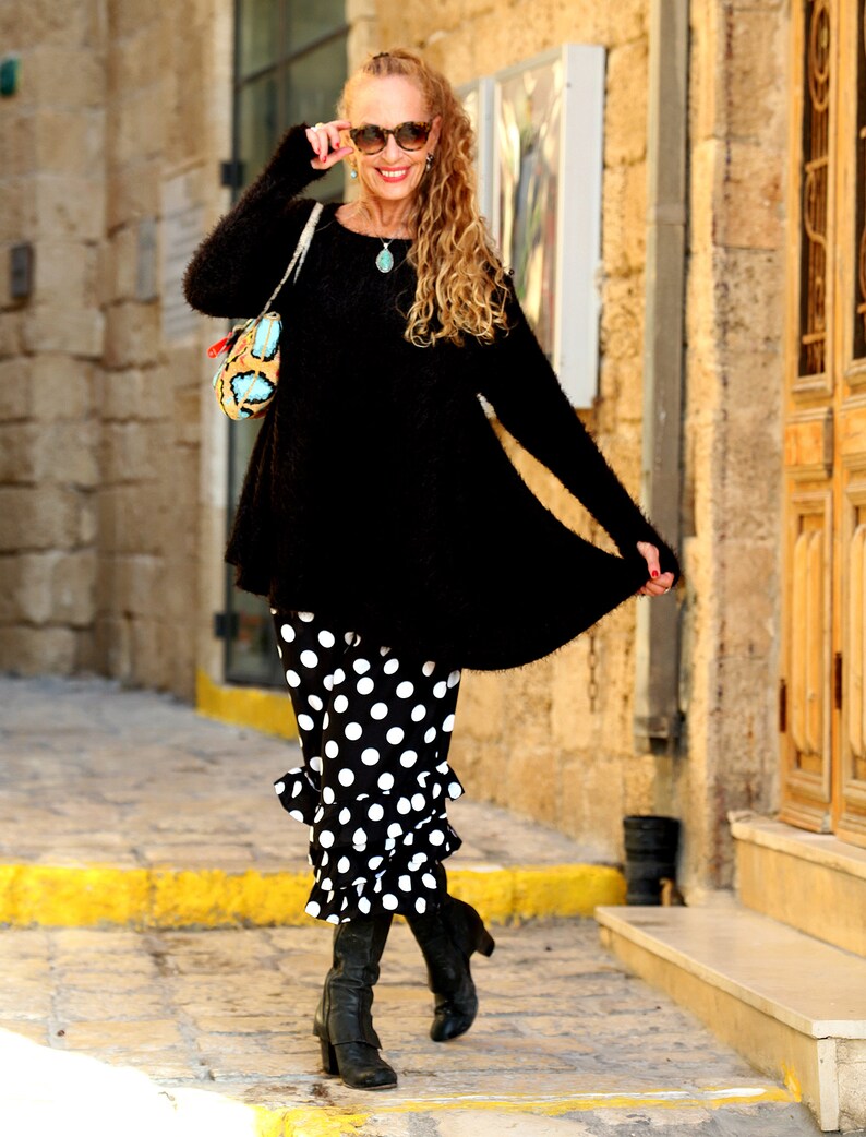 New Black and White Mega Dot Polka Dot Pantaloonie Bloomer - Etsy