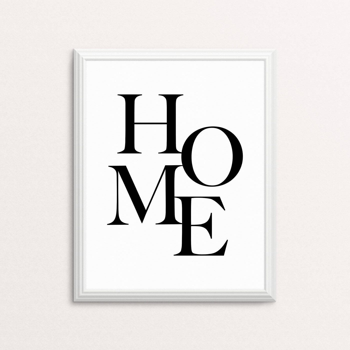 Printable Art Home Typography Print Inspirational Art Wall - Etsy