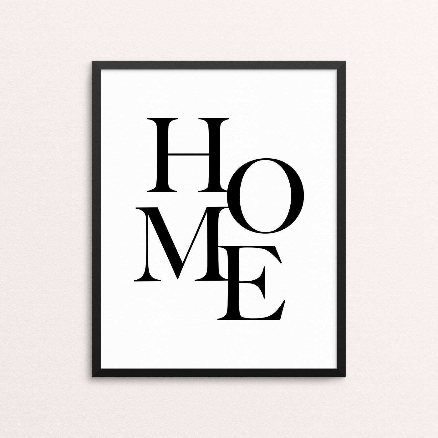 Printable Art Home Typography Print Inspirational Art Wall - Etsy