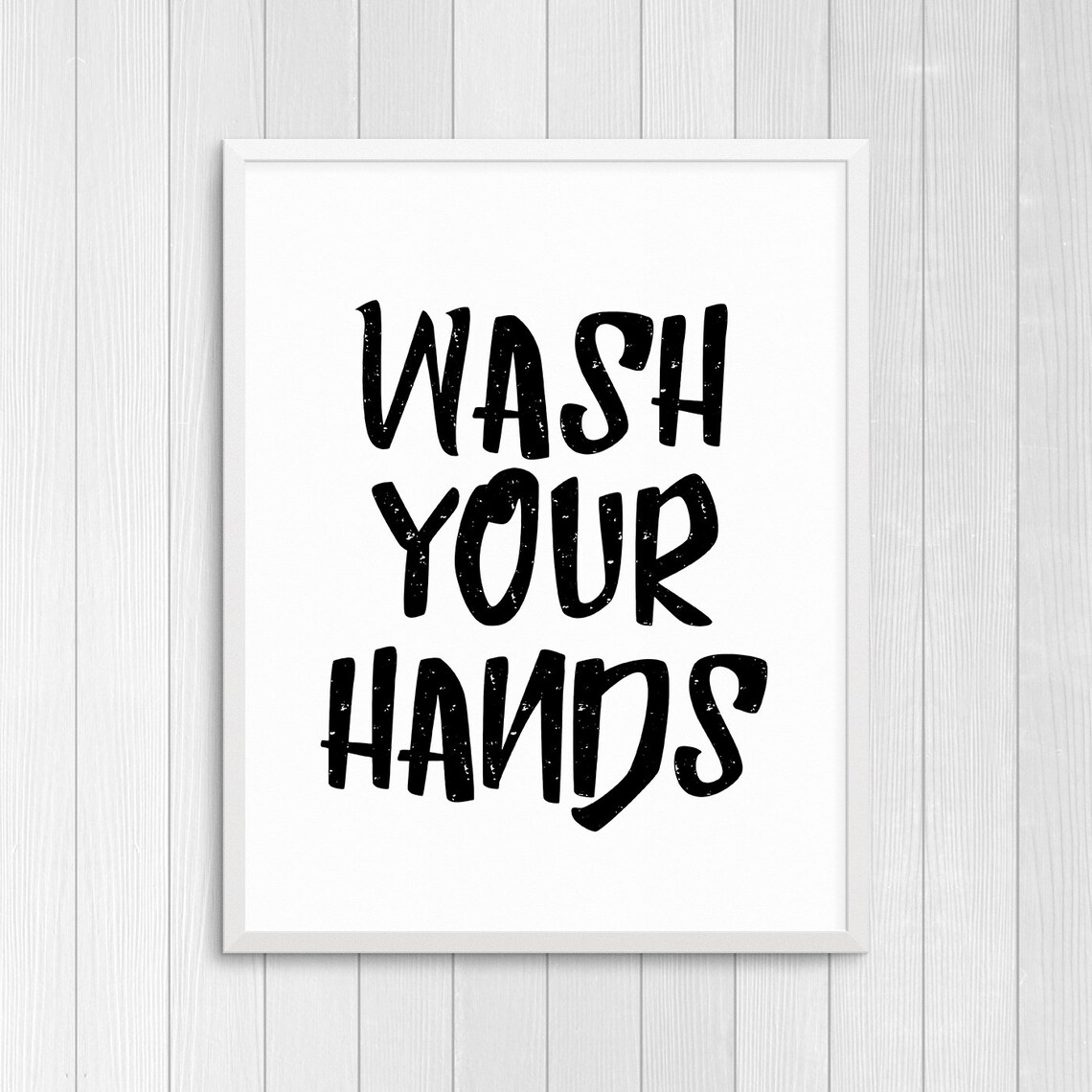 PRINTABLE ART, Wash Your Hands, Bathroom Wall Art, Bathroom Art ...