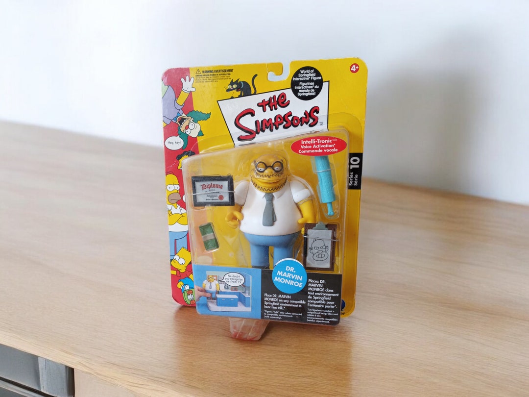 The Simpsons Dr. MARVIN MONROE Intelli-tronic Talking Action Figure ...