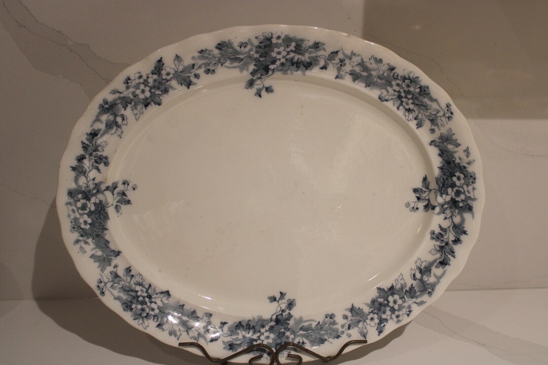 Vintage and Rare Furnivals May Pattern Large Platter - Etsy