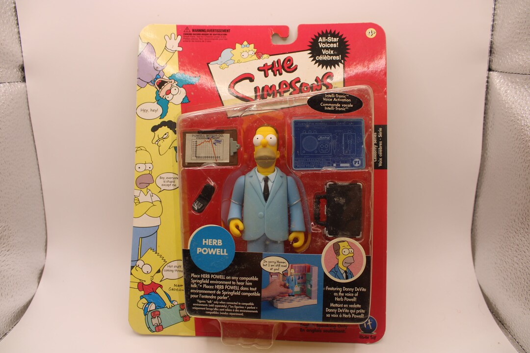 The Simpsons Herb Powell, World of Springfield - Etsy