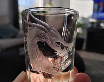 Dragon Shot Glass - Etsy