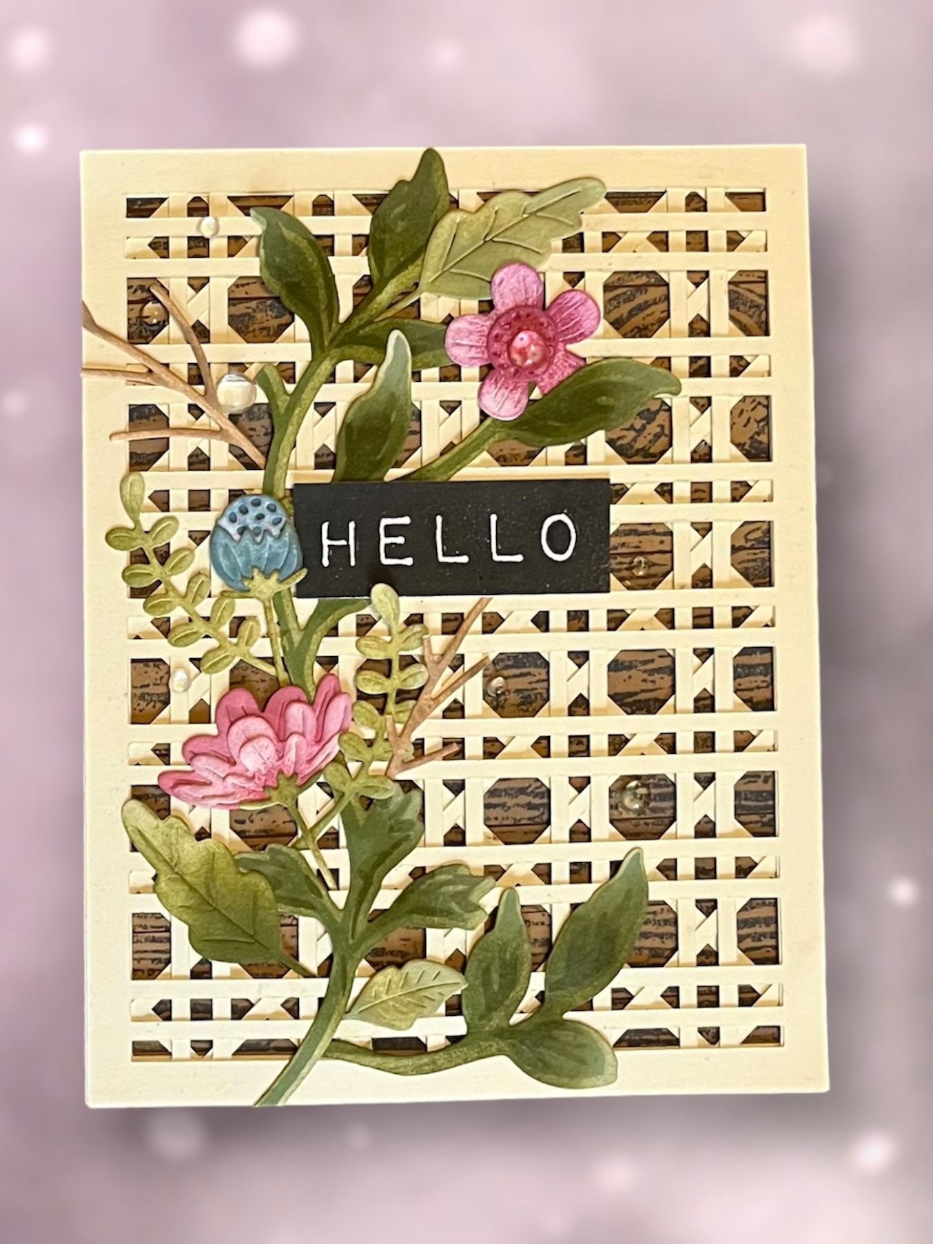 A2 Die Rattan Layered Background Die SVG Layering Die Cut Cardmaking ...