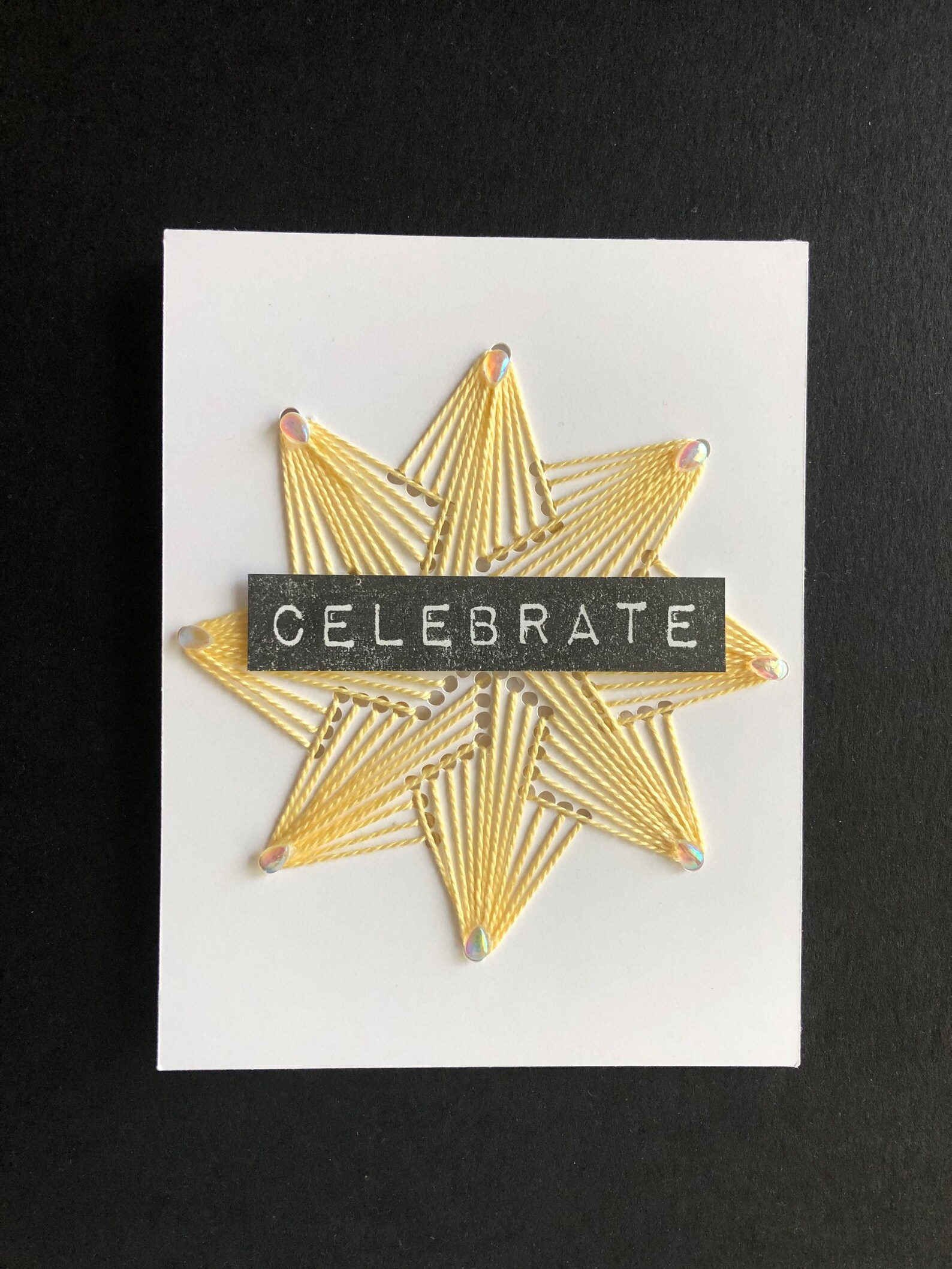 Stitched Card A2 Die- Star Card- Digital Die Cut- Cardmaking Die- Cut ...