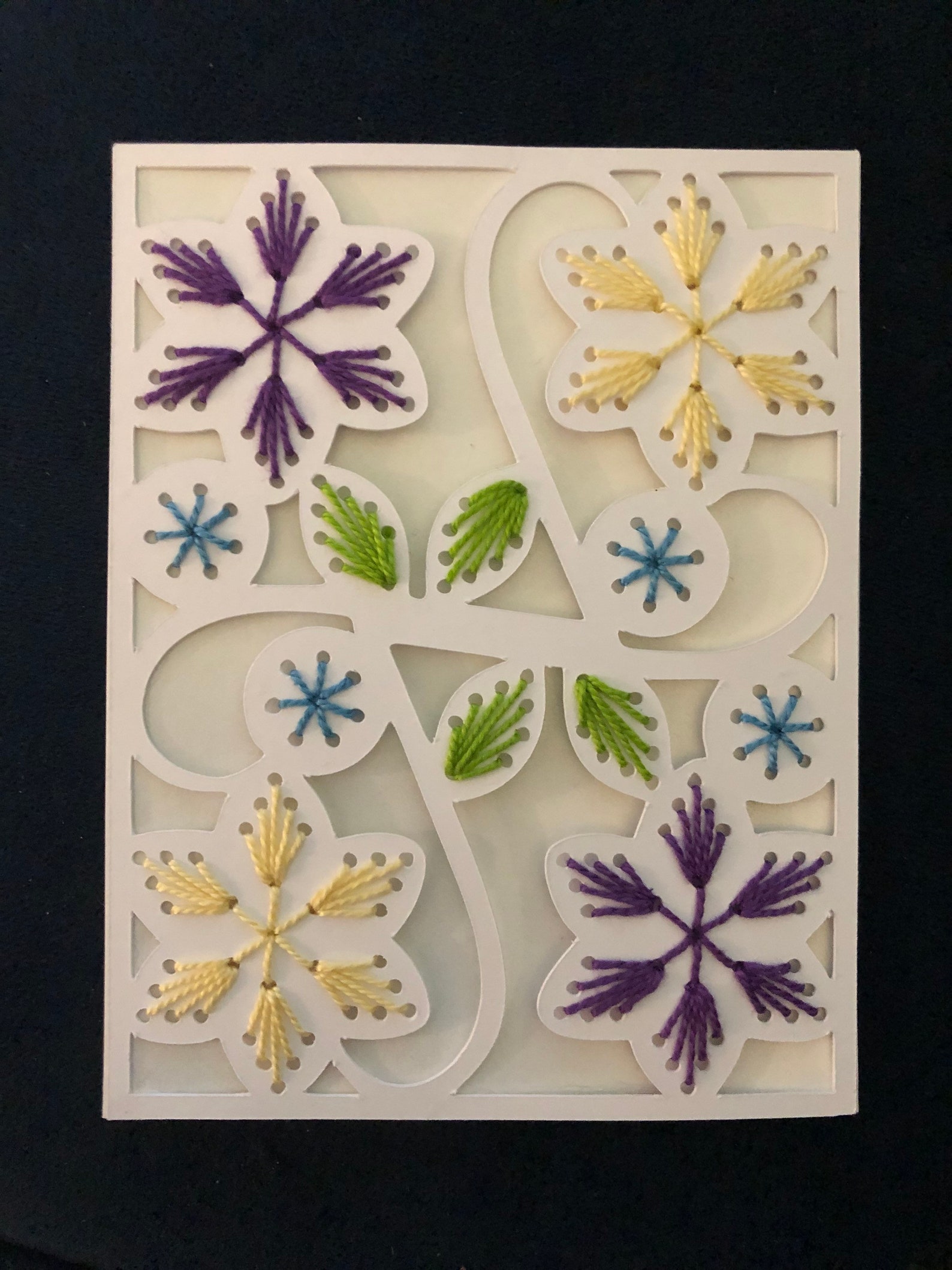 Stitched Card Die SVG- Stitched Card- Digital Die Cut- Cardmaking Die ...