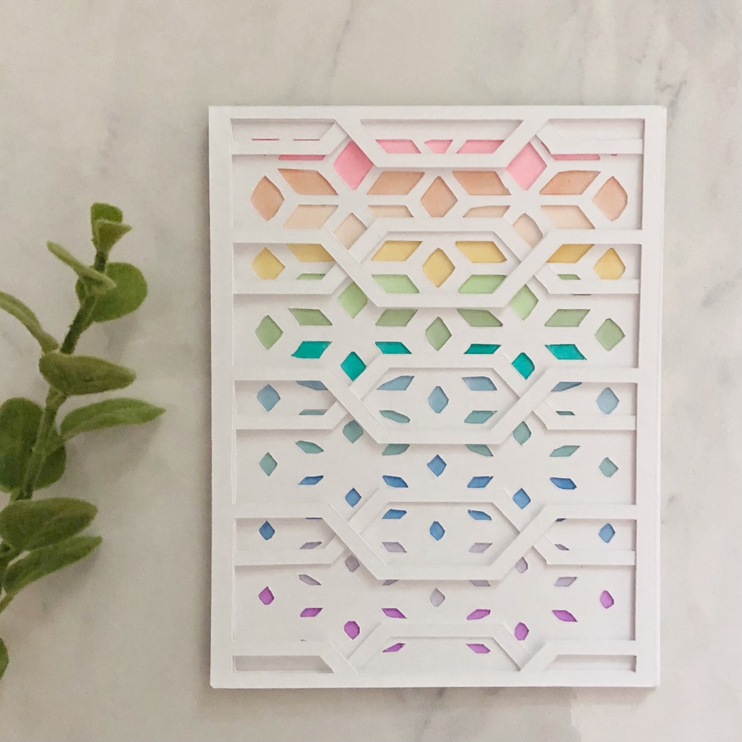 A2 Die- Layered Background Die SVG- Layering Die Cut- Cardmaking Die ...