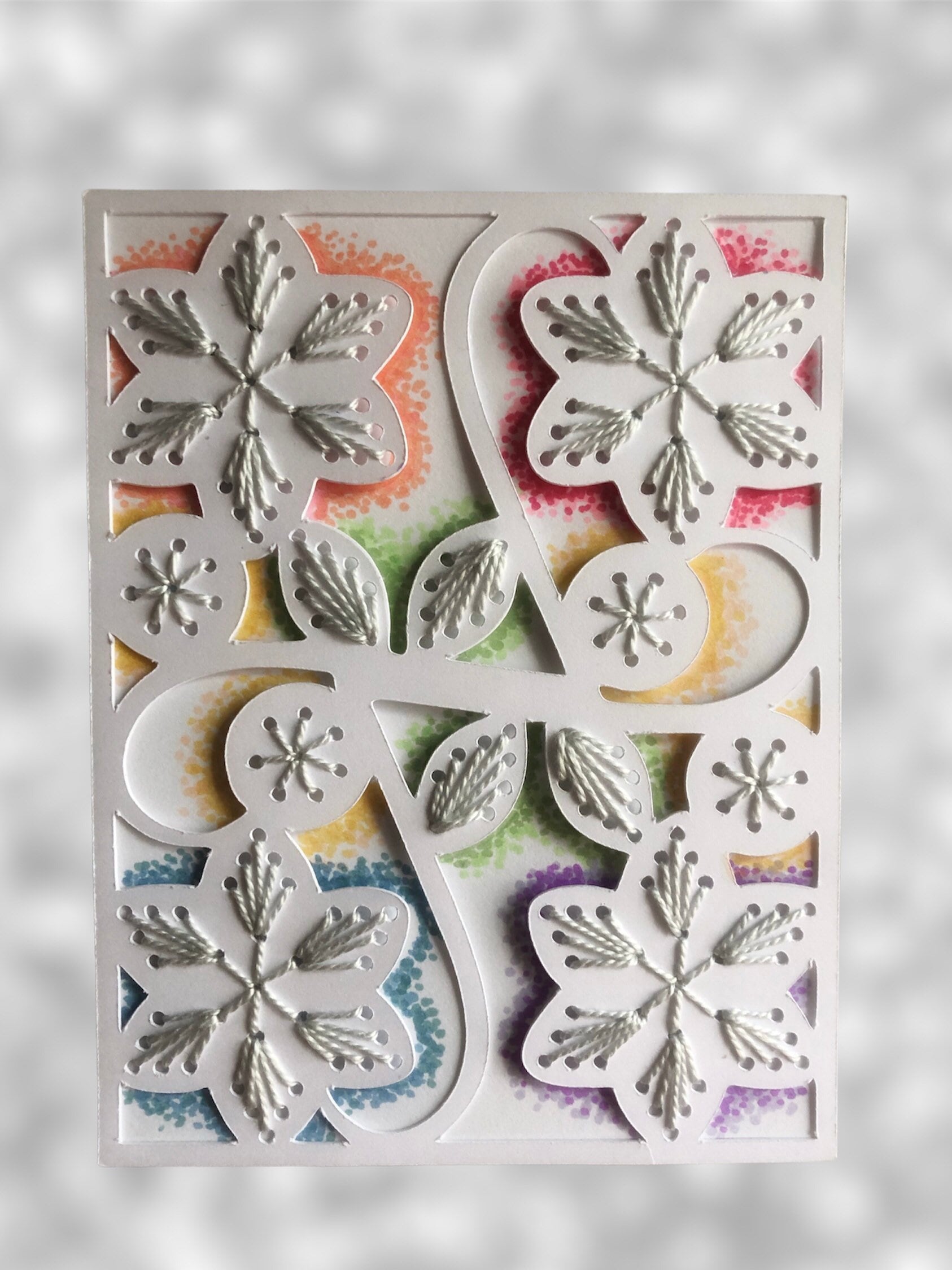 Stitched Card Die SVG- Stitched Card- Digital Die Cut- Cardmaking Die ...