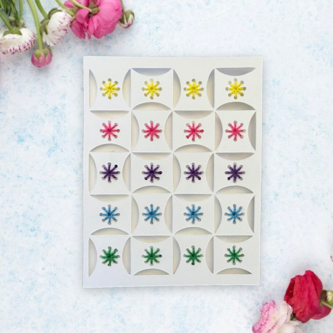 Stitched Card A2 Die- Cricut- Digital Die Cut- Cardmaking Die- Cut File ...