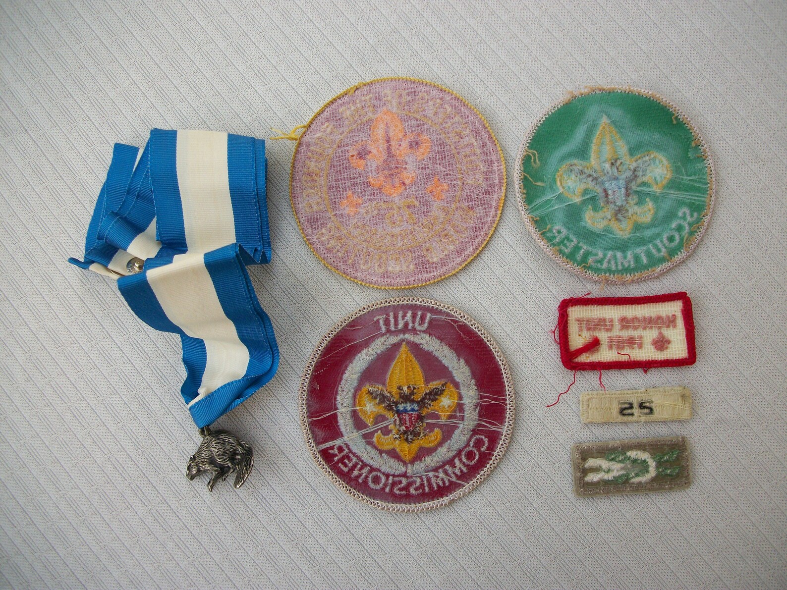 Boy Scout Beaver Award and Six Patches 1980's | Etsy