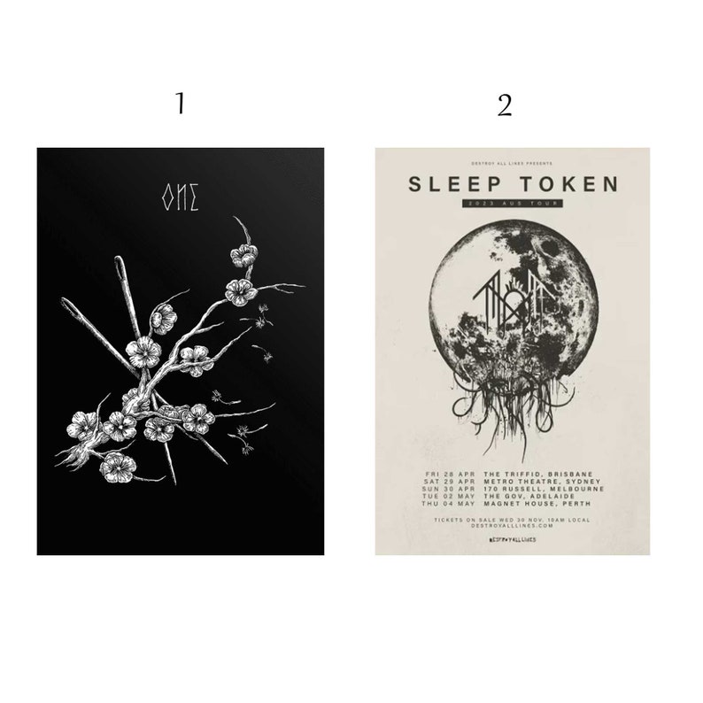 Sleep Token 2023 Tour Poster Sleep Token Poster North - Etsy Australia