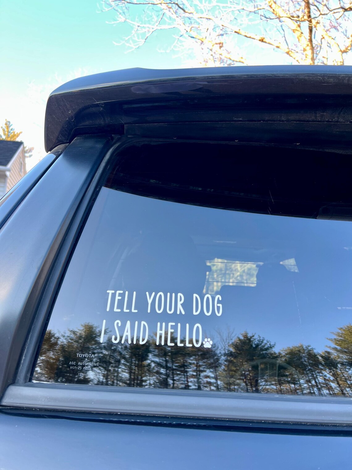 Tell Your Dog I Said Hello Decal - Etsy