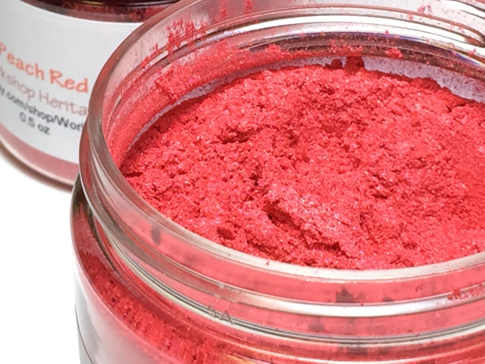 Bright Red Mica - Ethically Sourced and Cruelty Free - Etsy