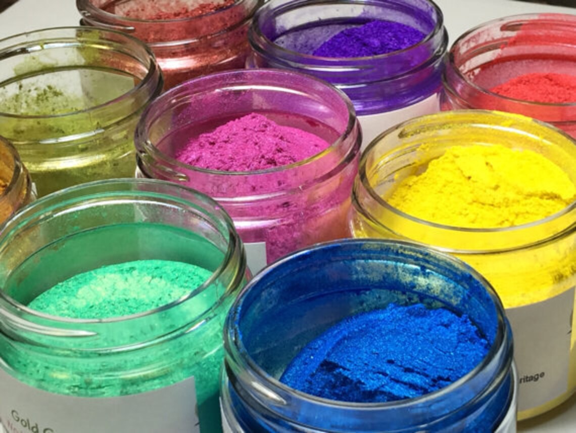 12 Mica Color Set Ethically Sourced and Cruelty Free 42 | Etsy