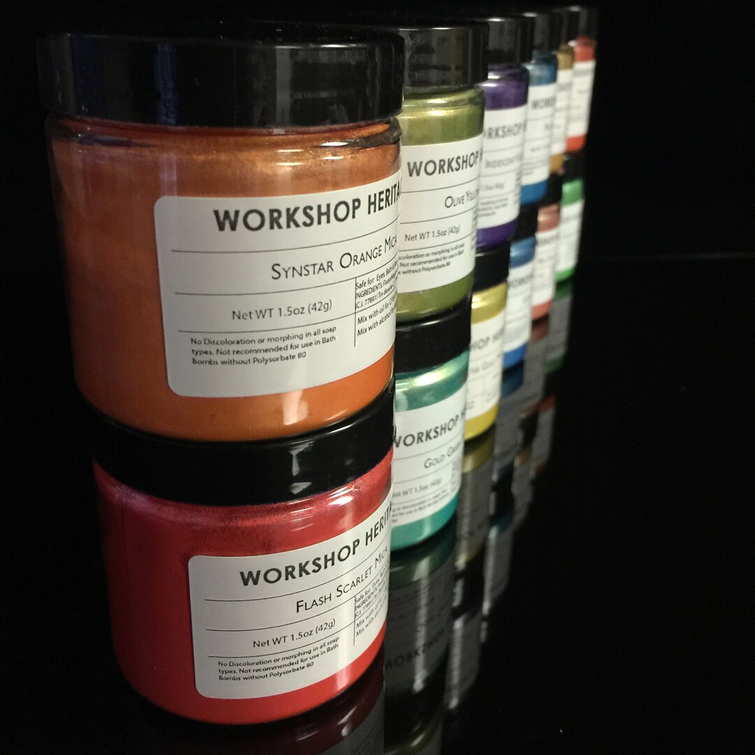 12 Color Mica Set - Ethically Sourced, Cruelty Free - 14 Gram Each - Etsy