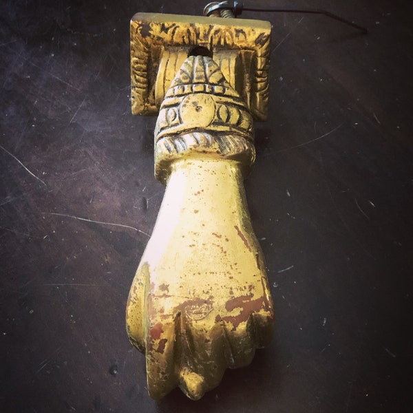 Antique Hand Door Knocker - Etsy