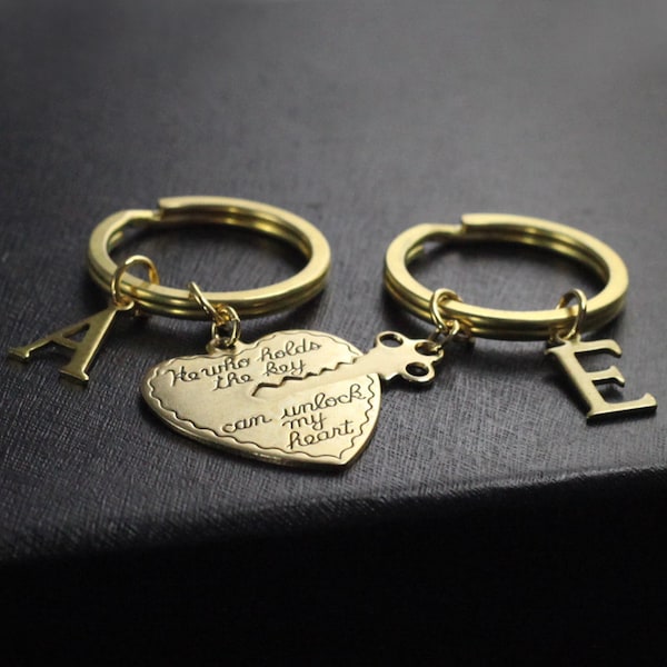 Heart Key Pendant - Etsy