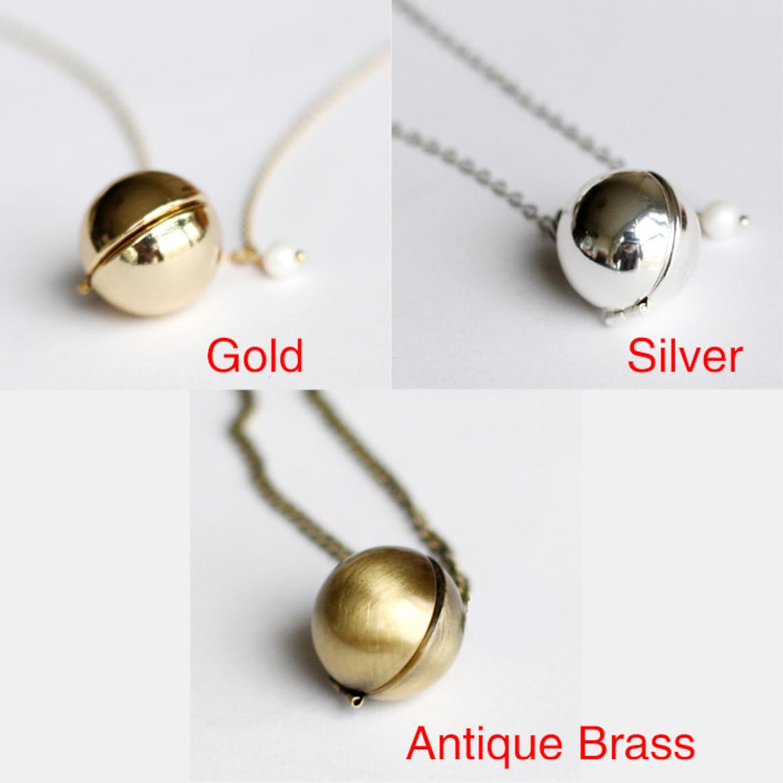 Secret Message Necklace Personalized Custom Message Antique - Etsy