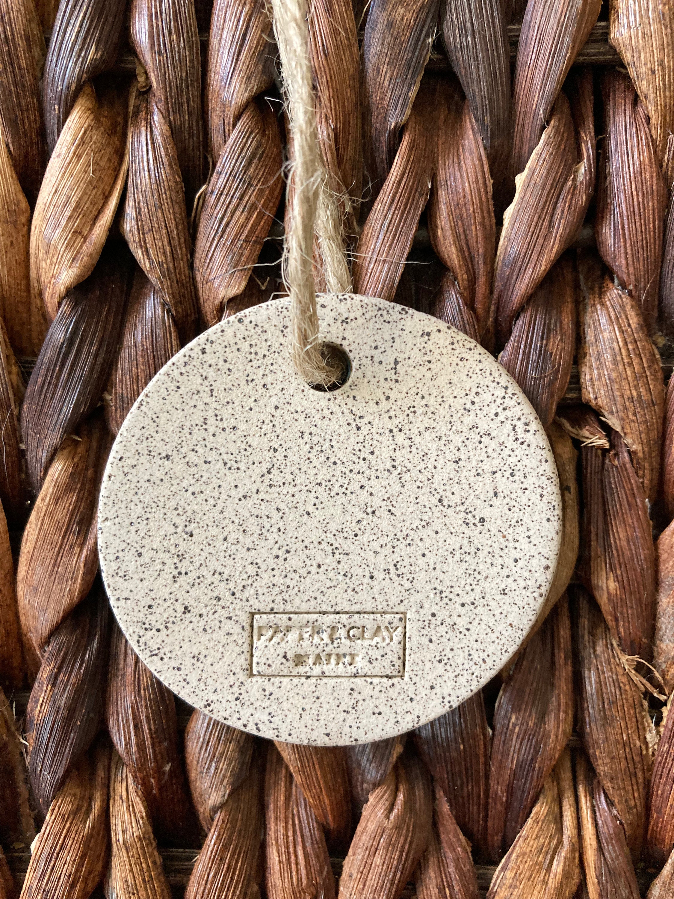 Ceramic Beach Ornament With Porcelain Shell | Ocean Ornament | Beach ...