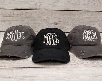 Distressed hat | Etsy