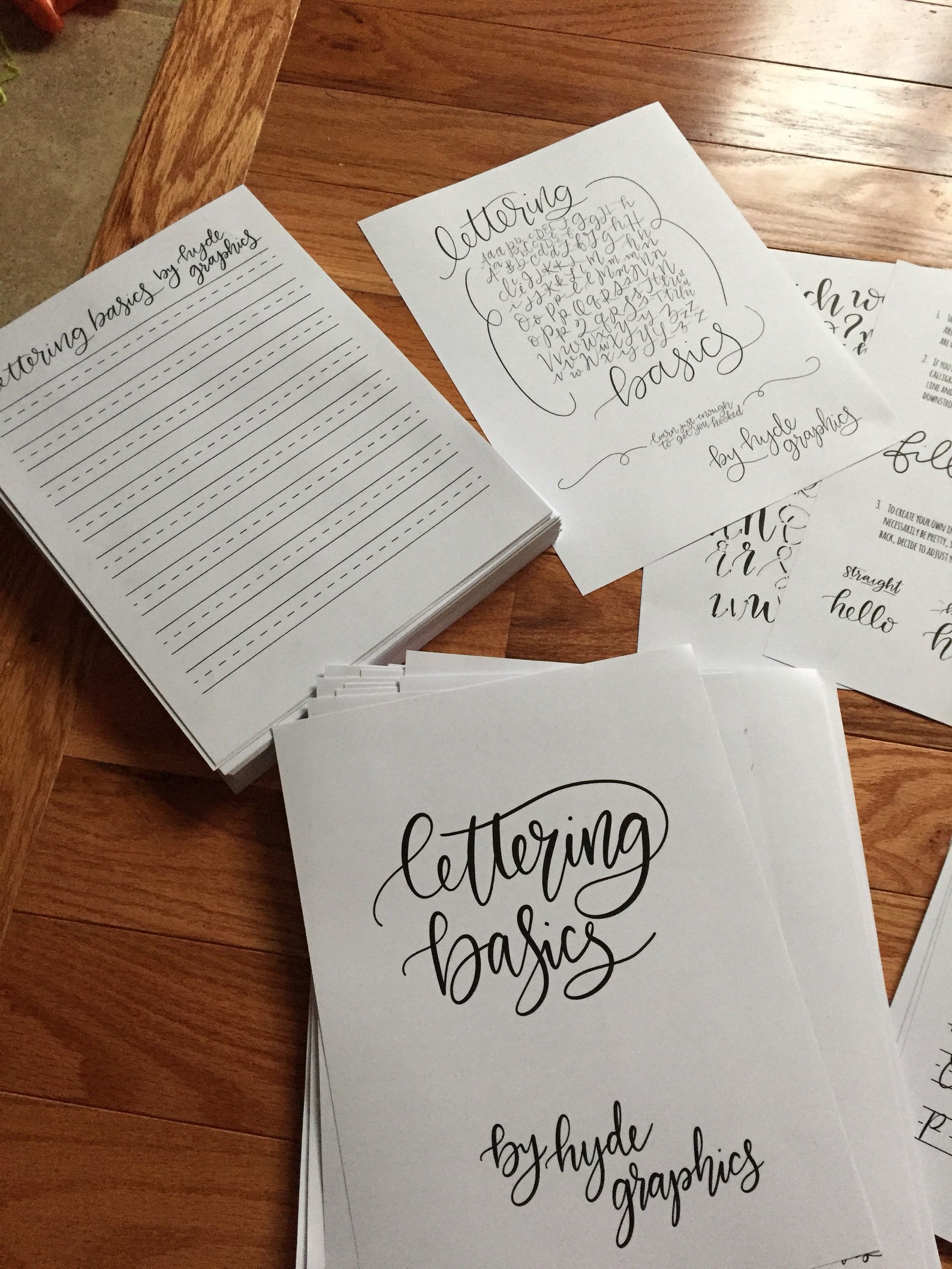 Digital Download of the Lettering Basics Packet | Etsy