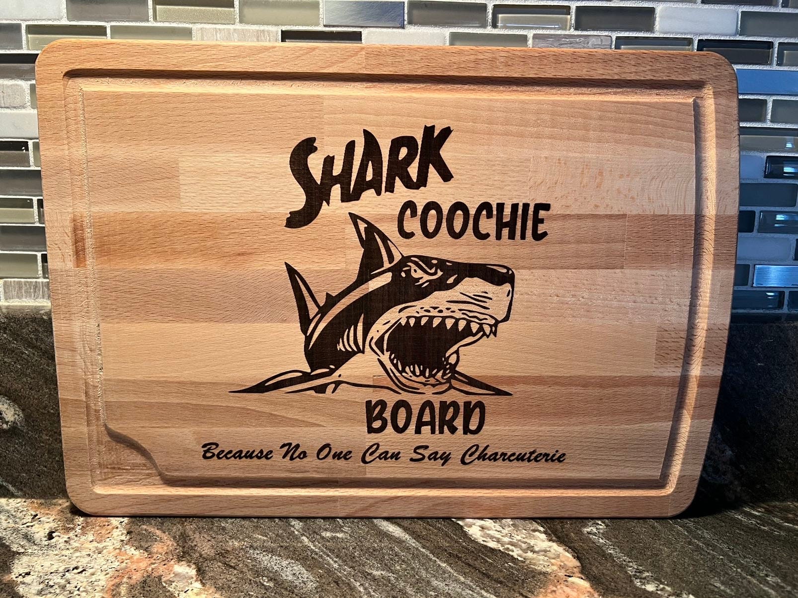 Sharkcoochie Board| Engraved Cutting Board| Charcuterie Board| Cheese ...