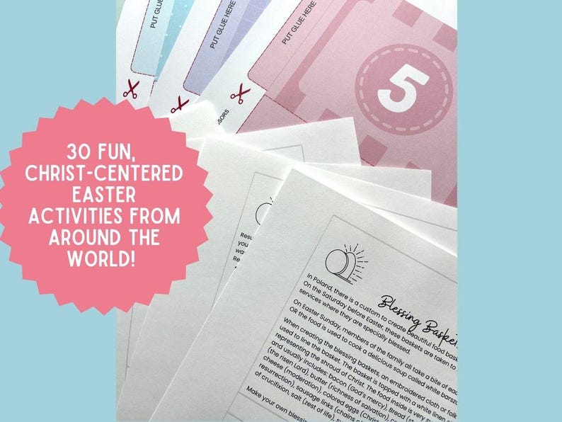 LDS Easter Advent Calendar | Easter Advent for Kids and Families ...