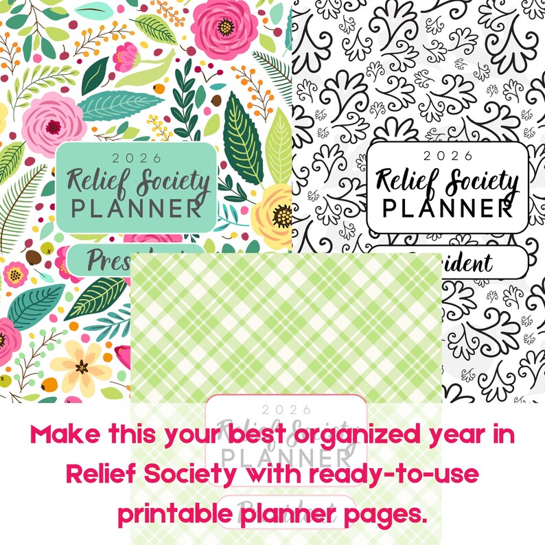 2026 Ultimate Relief Society Planner Printable | LDS Relief Society ...
