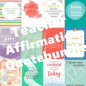 Back to School Teacher Affirmation Quote Gift - Etsy