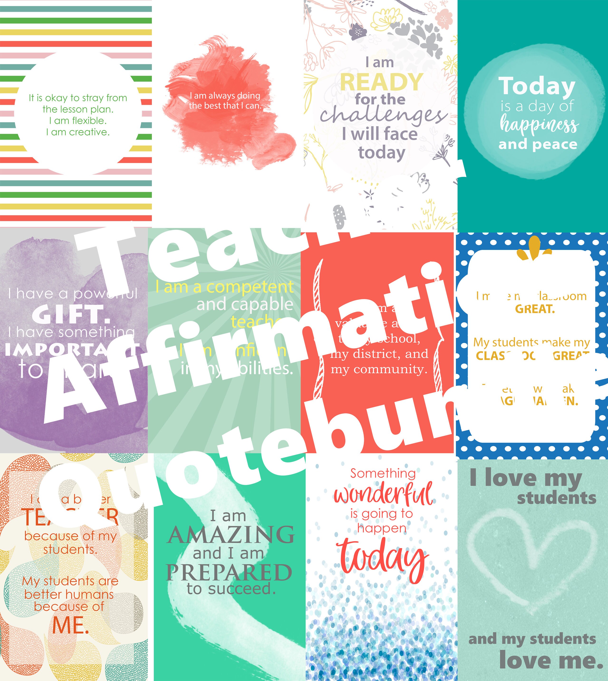 Back to School Teacher Affirmation Quote Gift - Etsy