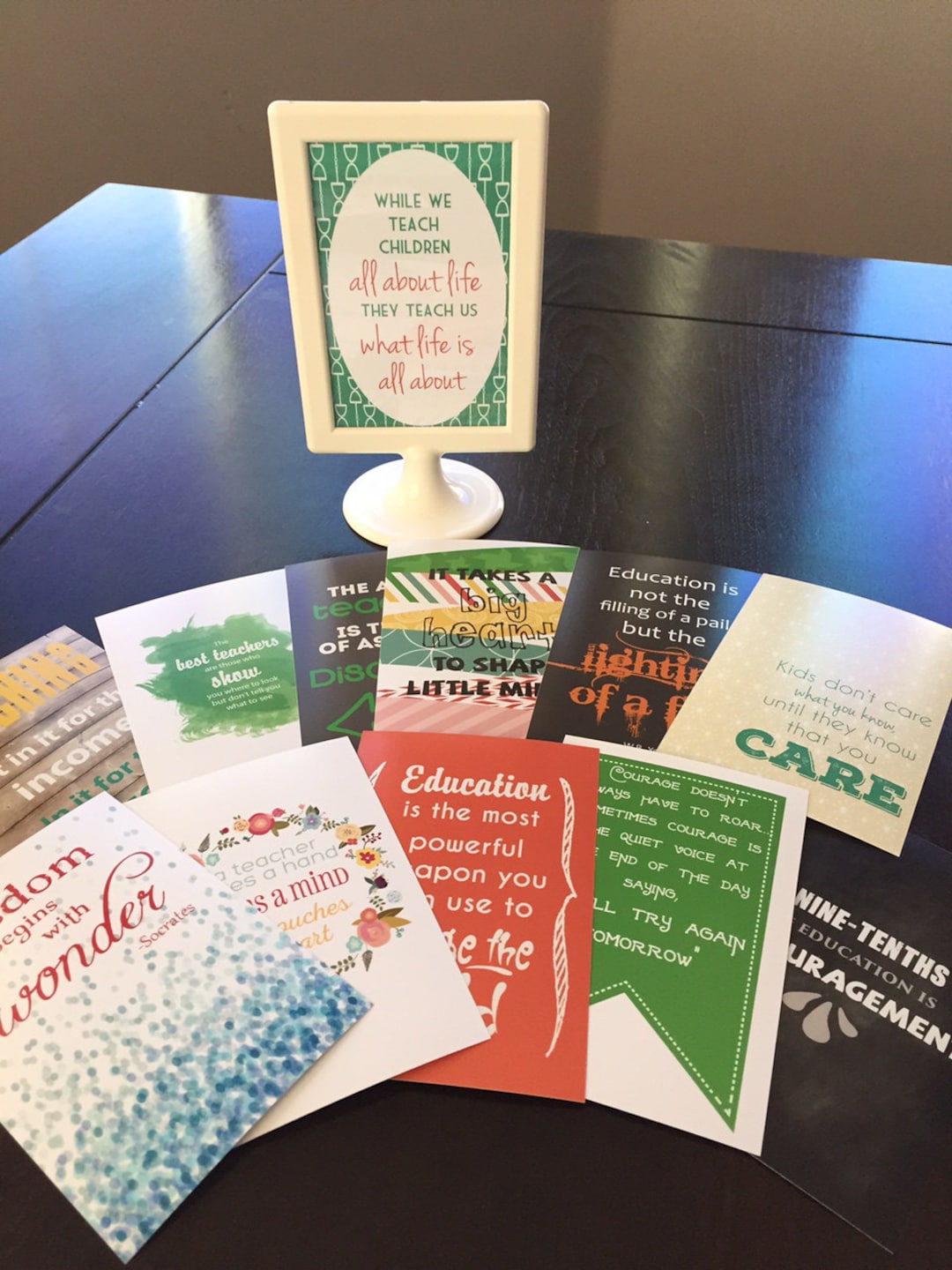 Teacher Quotebundle: 12 (4"x6") Digital Quotebundle for Teachers! - Etsy