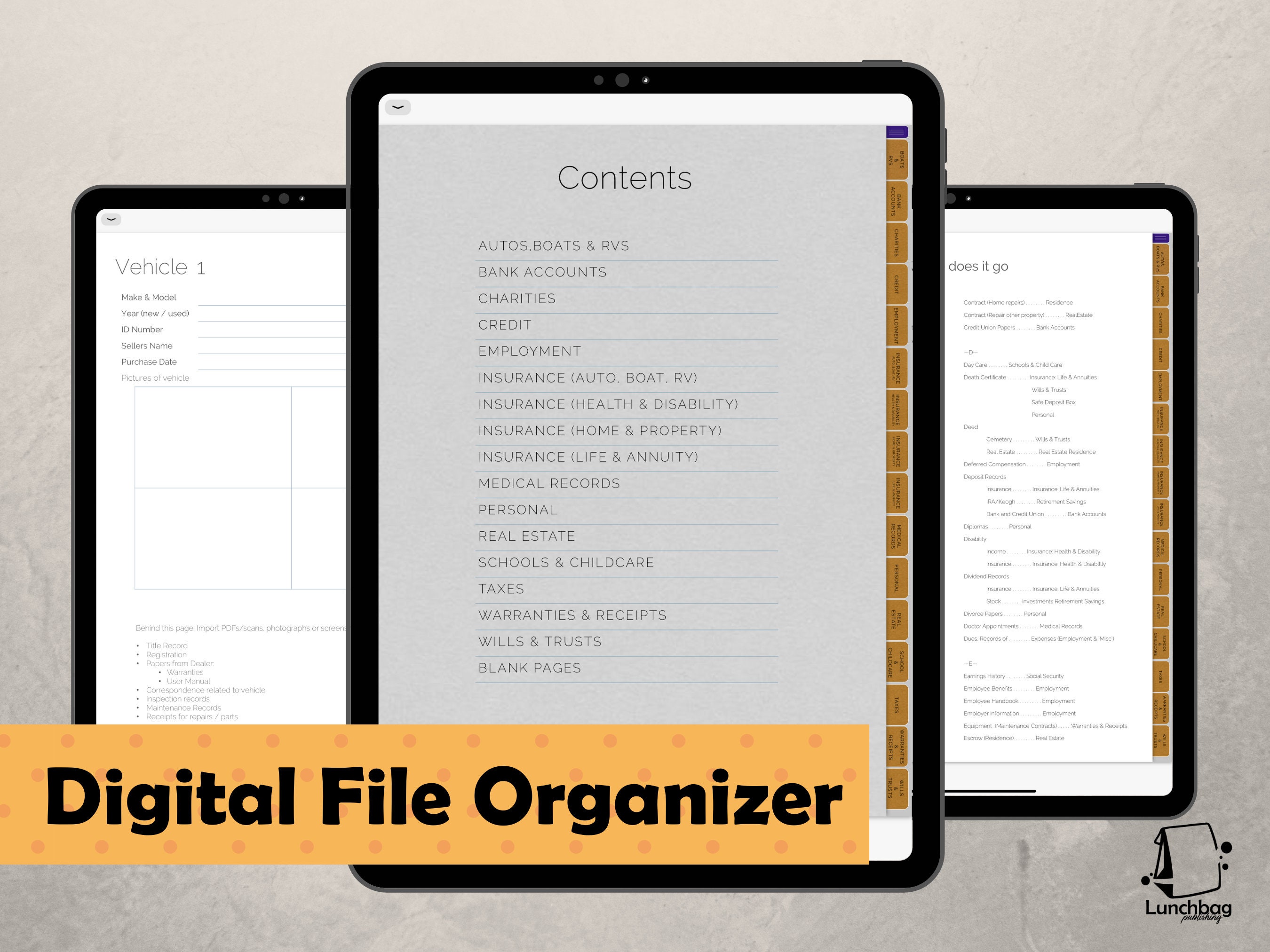 DIGITAL FILE ORGANIZER - Etsy