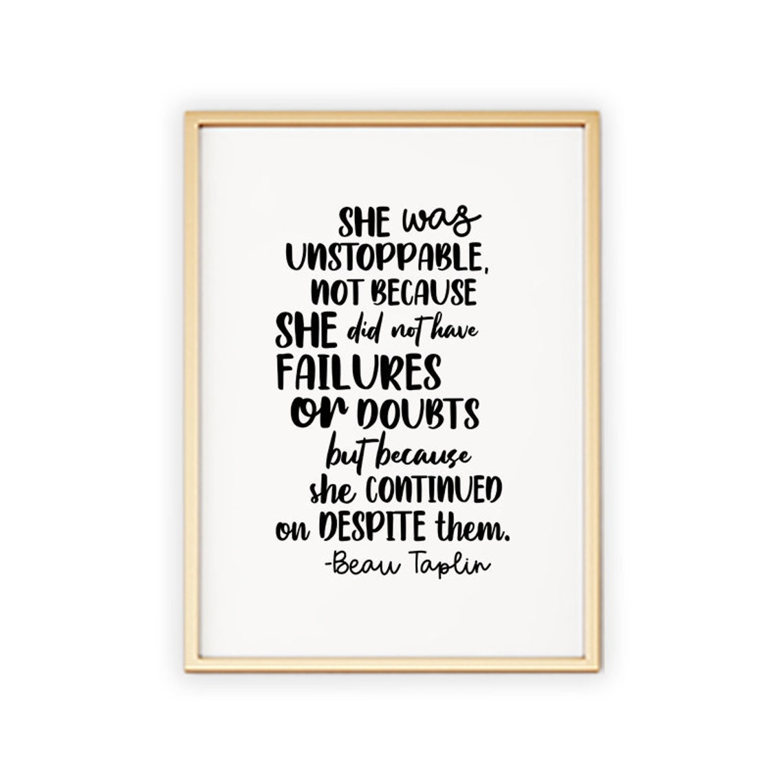 She Was Unstoppable, Not Because She Did Not Have Failures or Doubts ...