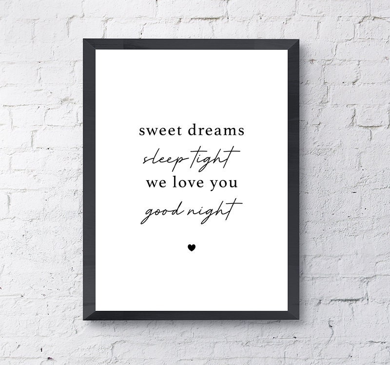 Sweet Dreams, Sleep Tight, We Love You, Good Night | Kid's Children's ...