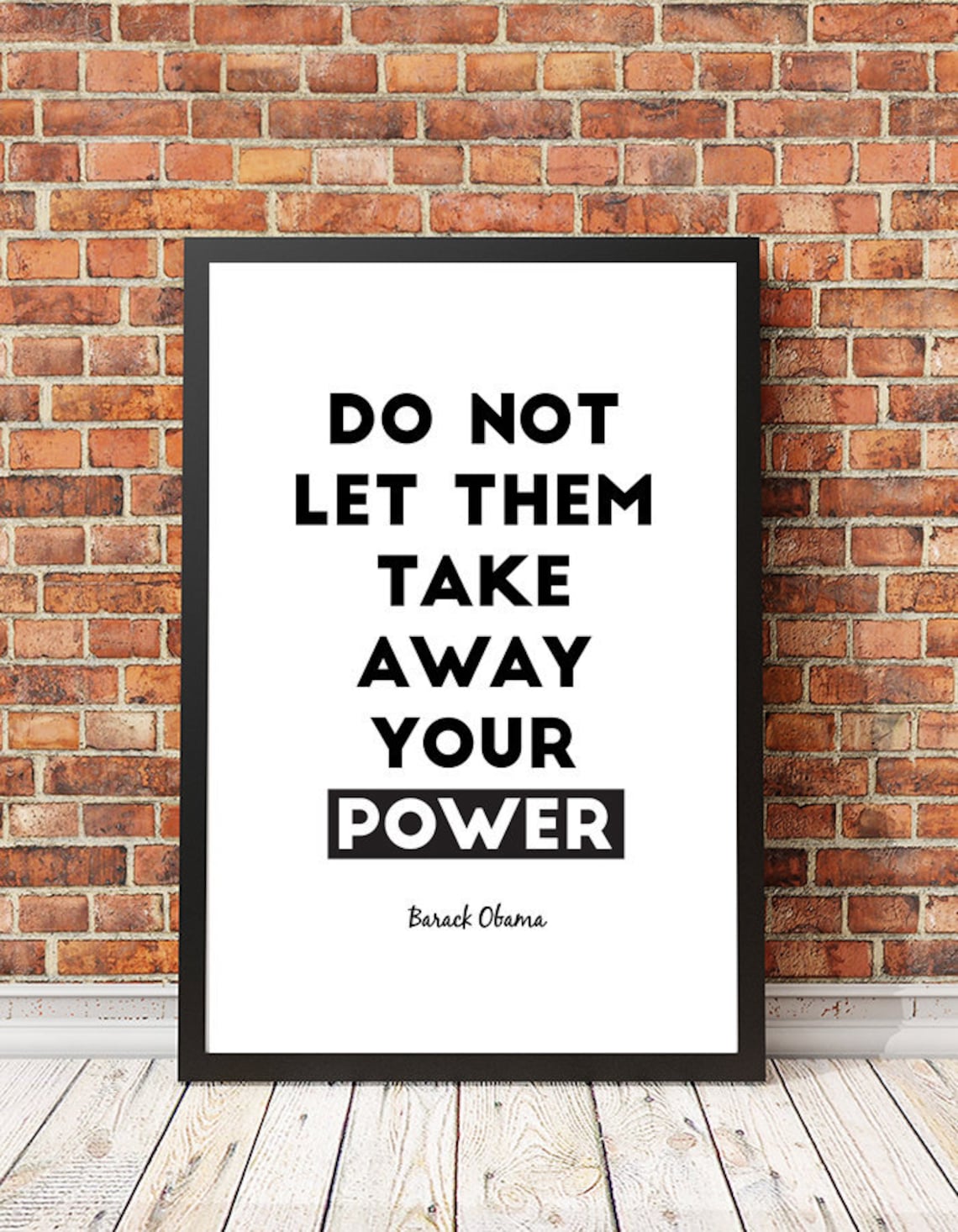 Typography "do Not Let Them Take Away Your Power" Motivational ...
