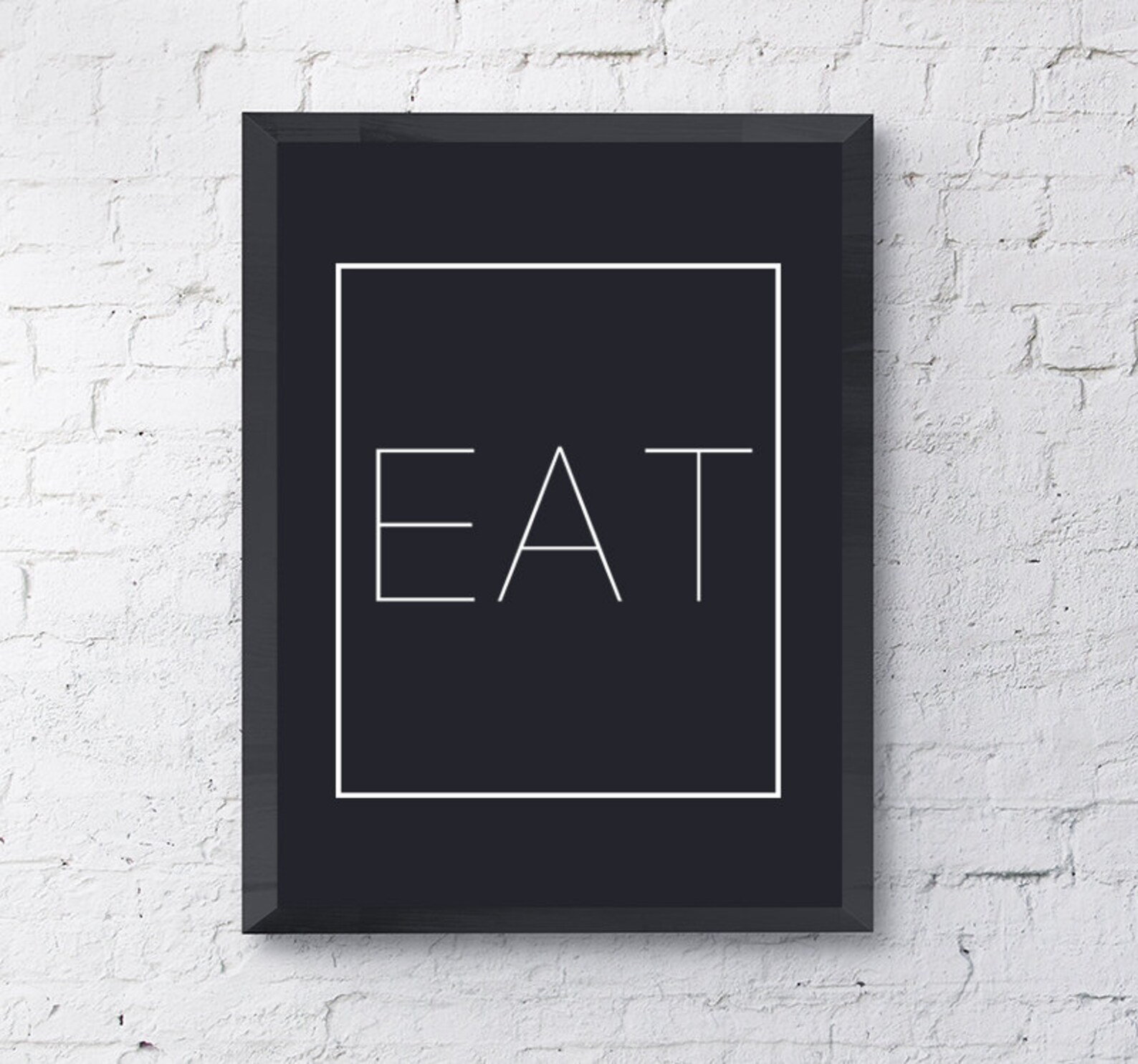 Typography eat Instant Digital Download Print - Etsy