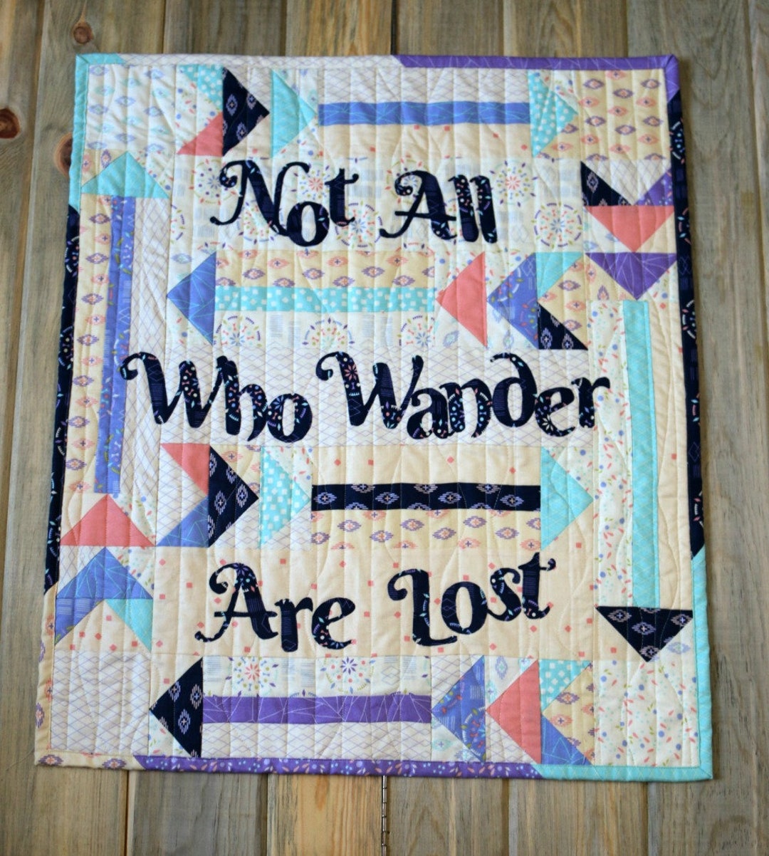 Not All That Wander Mini Quilt Pattern {PDF Pattern} - Etsy