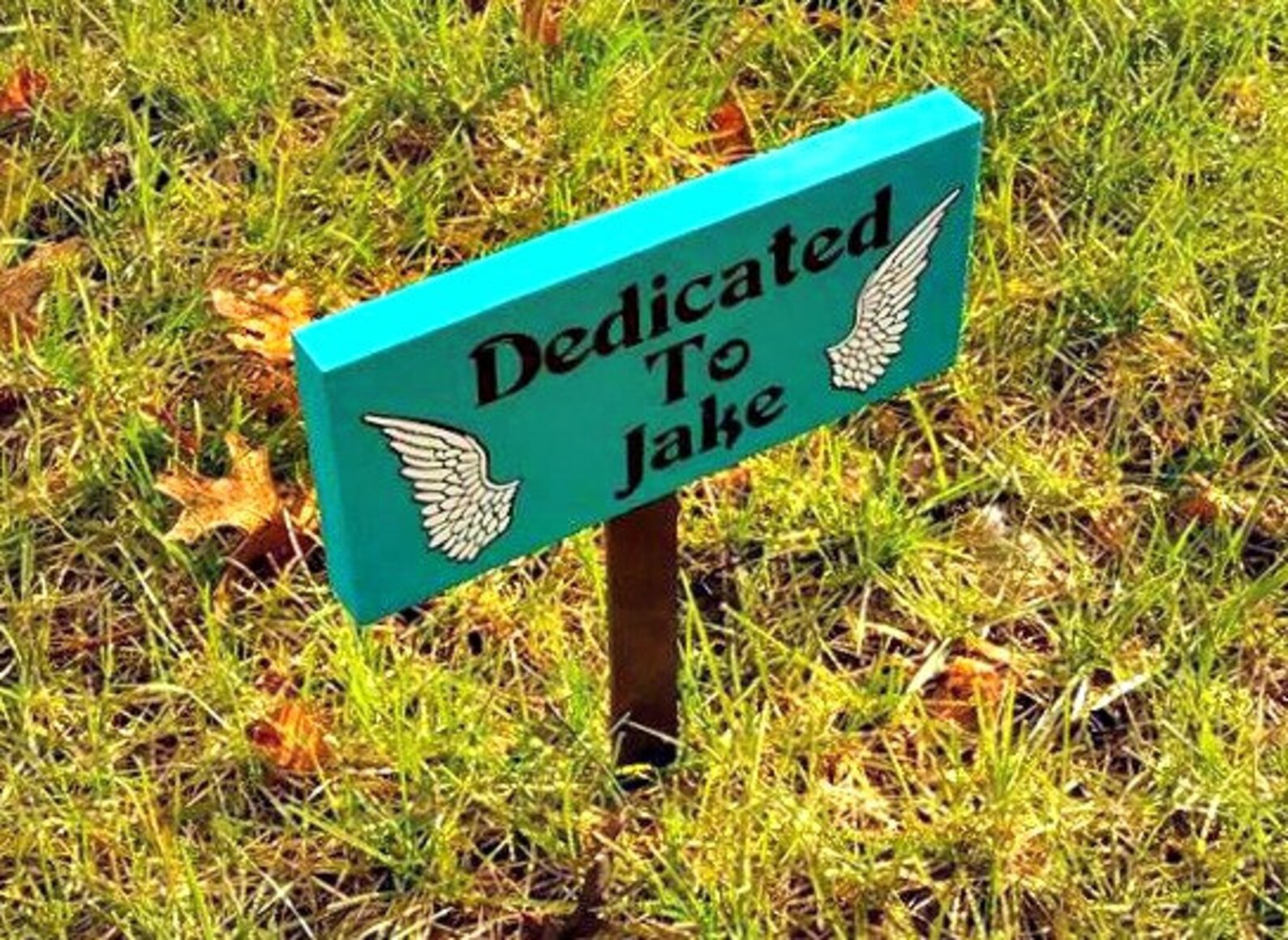 Angel Wings Garden Sign Garden Dedication Sign Custom Garden - Etsy