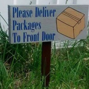 Custom Deliveries Sign Delivery Sign Delivery Wood Sign | Etsy